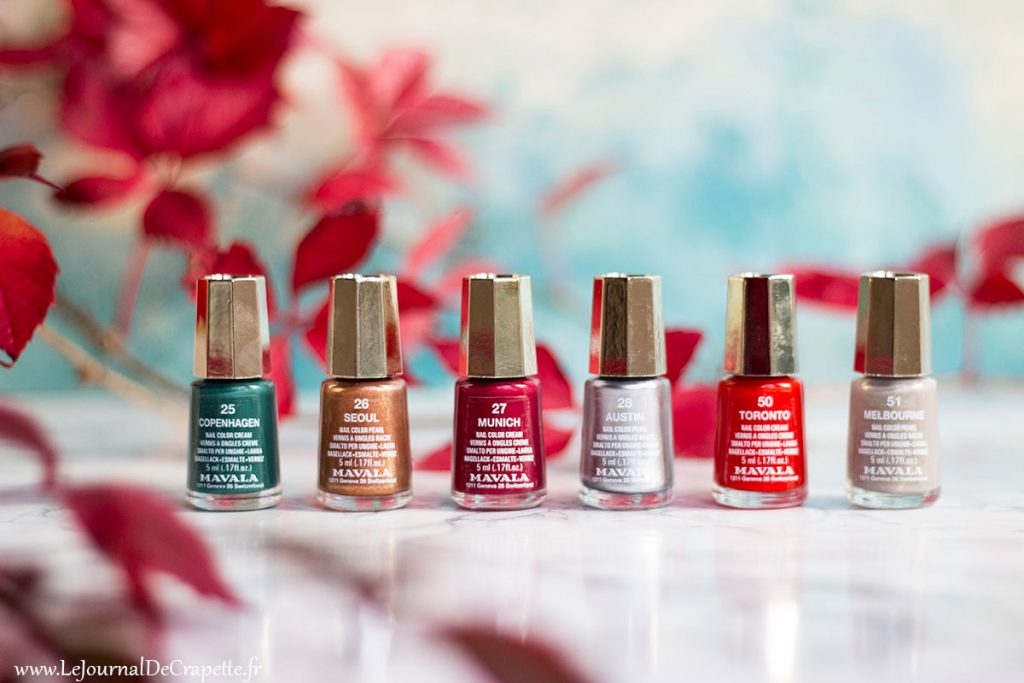New Look Color’s de Mavala : La collection de vernis d'automne (swatchs)